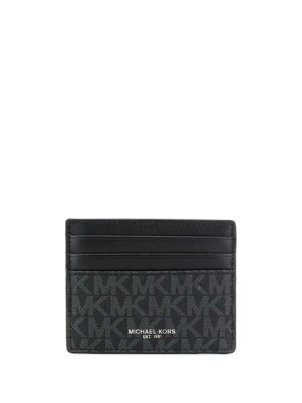 Michael Kors Logo Print Cardholder - Black