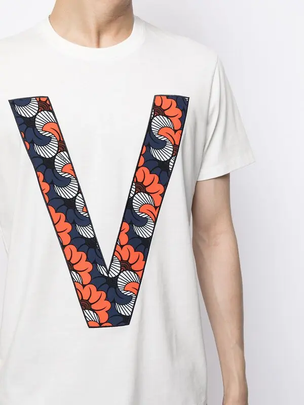 PORTS V Monogram-print T-shirt - White