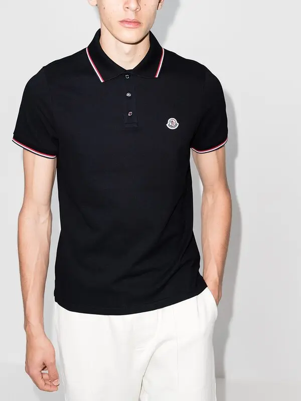 Moncler Logo-patch Polo Shirt
