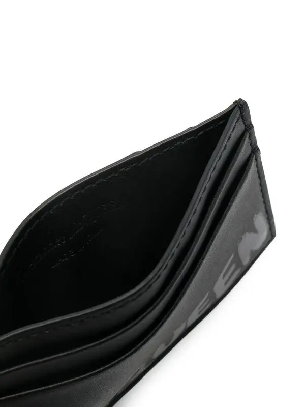 Alexander McQueen Logo-print Cardholder - Black