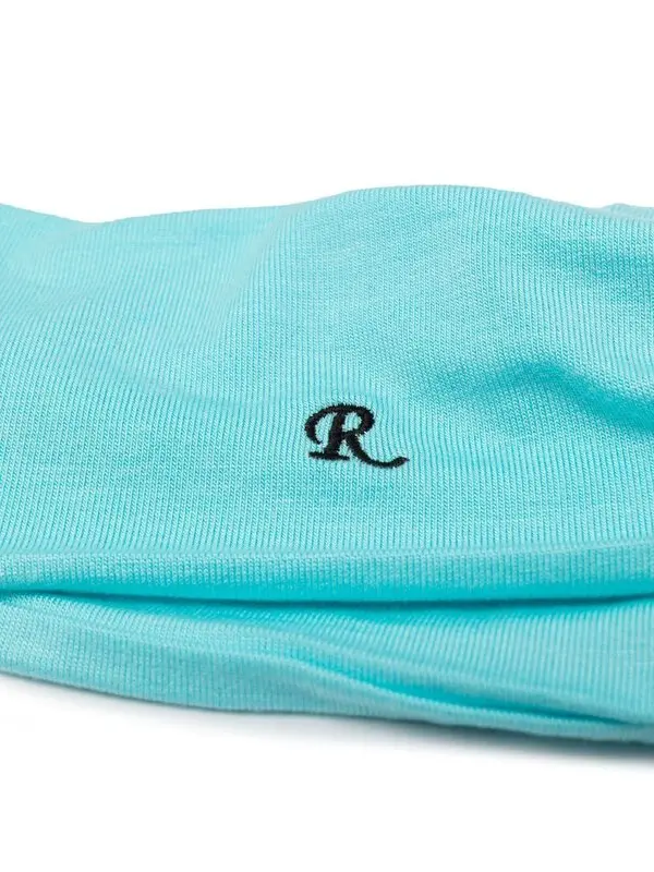 Raf Simons Logo-embroidered Snood - Blue
