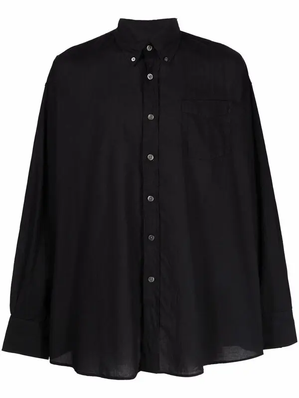 Our Legacy Button-down Cotton Shirt - Black