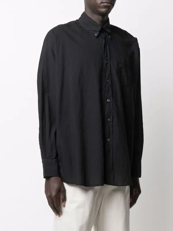 Our Legacy Button-down Cotton Shirt - Black