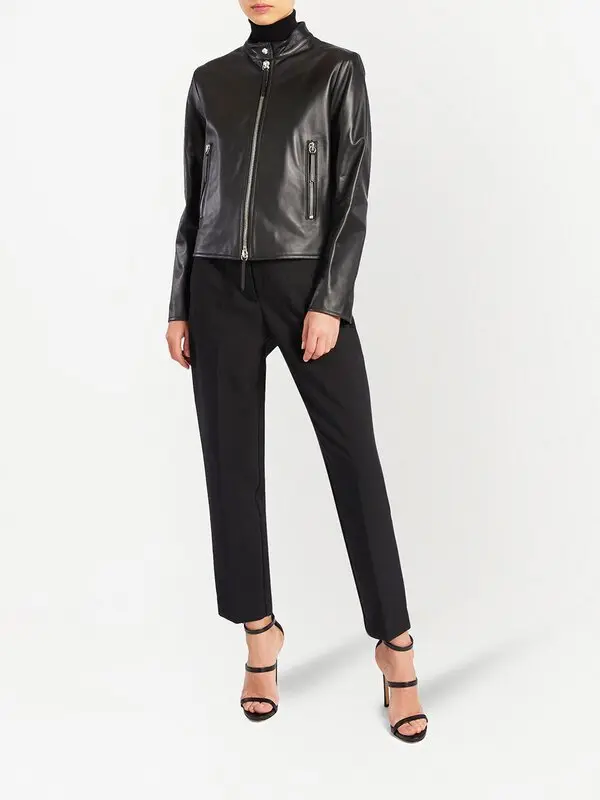 GIUSEPPE ZANOTTI Leather Jacket
