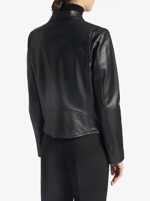GIUSEPPE ZANOTTI Leather Jacket