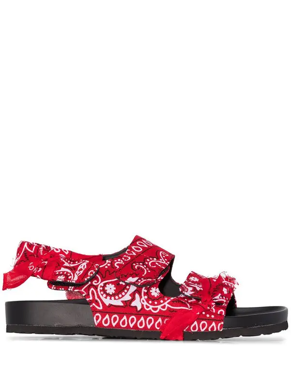 ARIZONA LOVE Bandana-print Flat Sandals