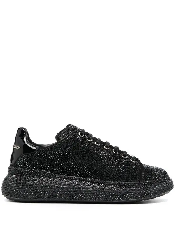 Philipp Plein Crystal-embellished Low-top Sneakers