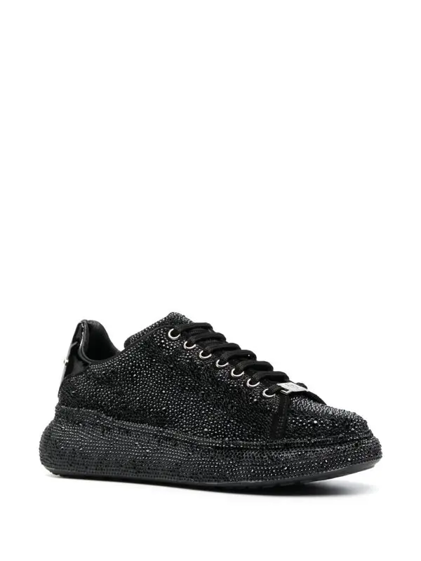 Philipp Plein Crystal-embellished Low-top Sneakers