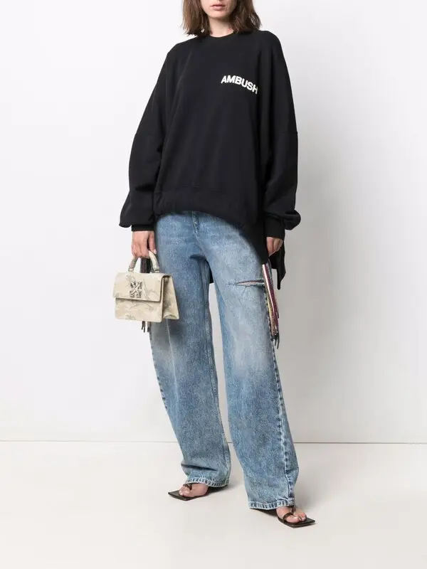 AMBUSH Logo-print Sweatshirt - Black