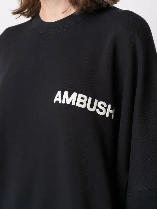 AMBUSH Logo-print Sweatshirt - Black