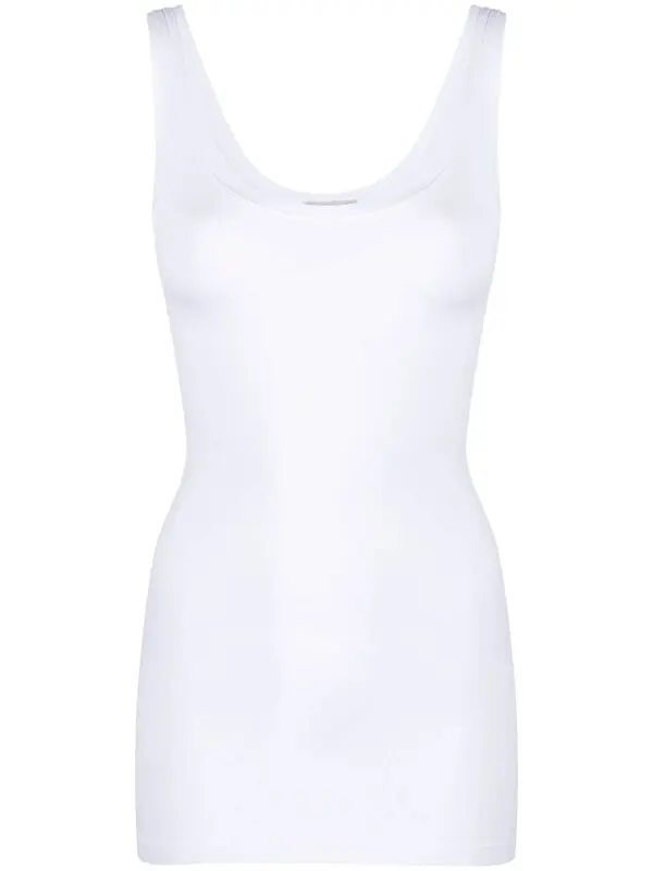 Hanro Scoop Neck Sleeveless Top - White
