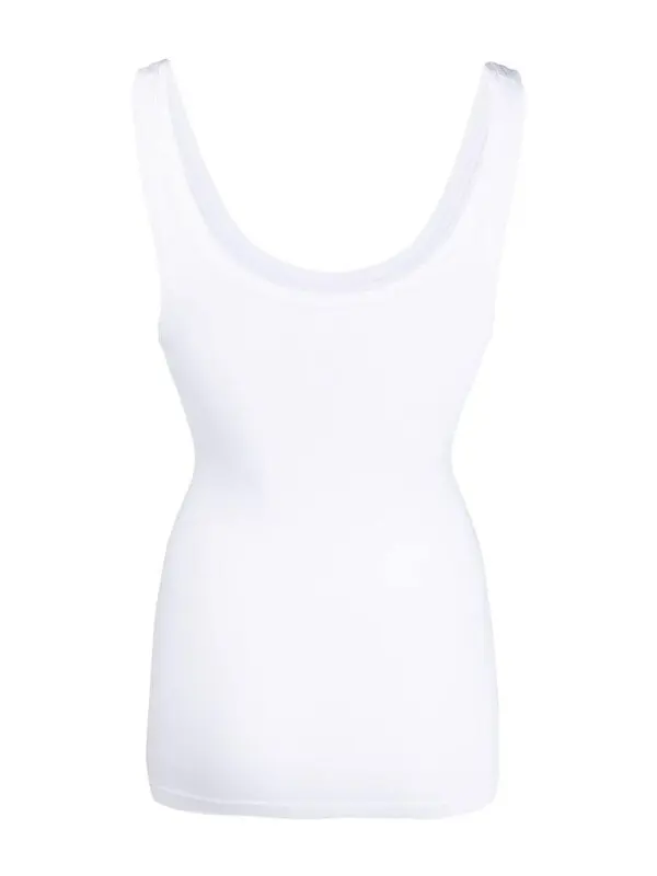 Hanro Scoop Neck Sleeveless Top - White