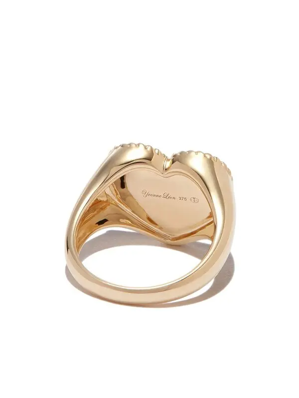 Yvonne Léon 9kt Yellow Pearl Ring