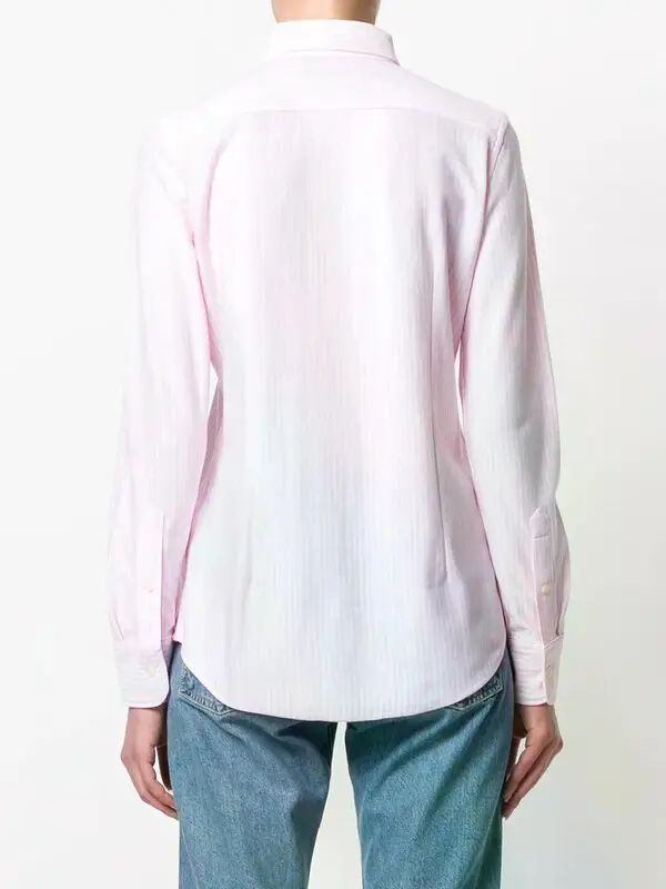 Polo Ralph Lauren Striped Oxford Shirt - Pink