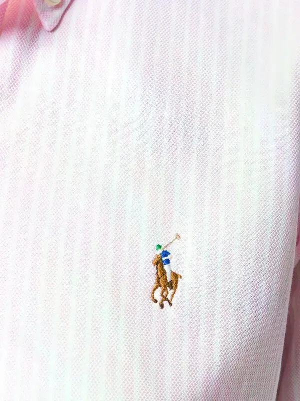 Polo Ralph Lauren Striped Oxford Shirt - Pink
