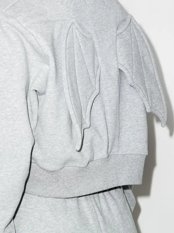 Natasha Zinko Wings Detail Cropped Sweatshirt