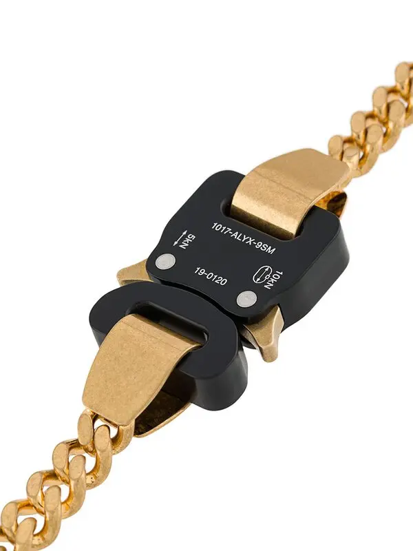1017 Alyx 9sm Chain-Link Buckle Necklace In Gold - 30% Off