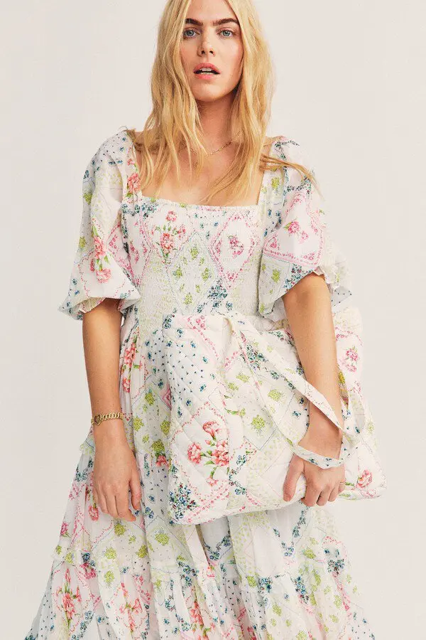 LoveShackFancy Capri Midi Dress