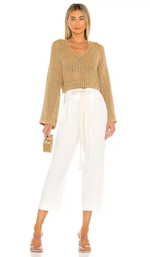 Cult Gaia Catherine Hoodie In Tan