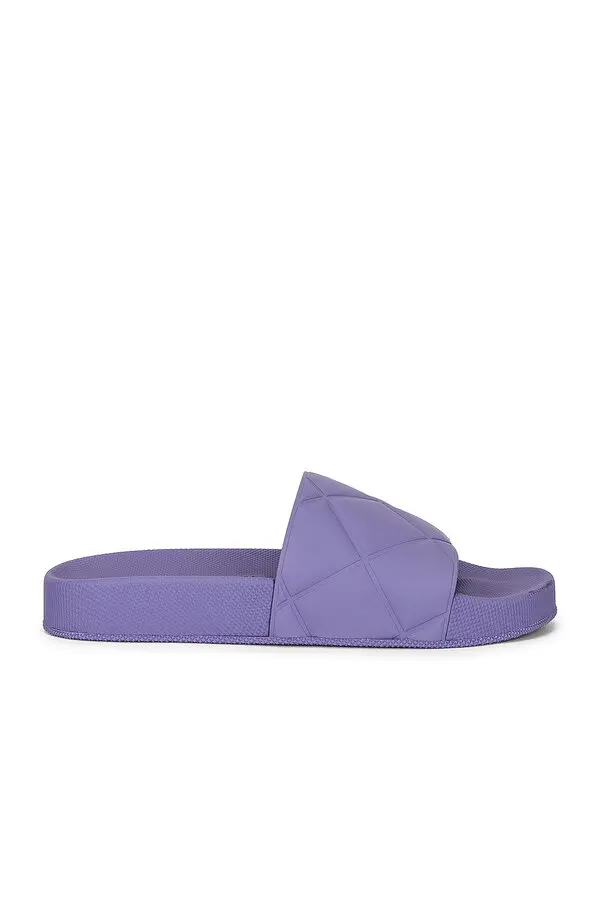 Bottega Veneta Rubber Slides - Lavender