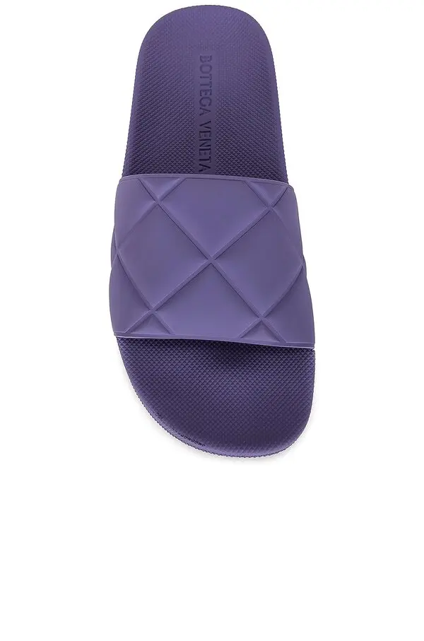 Bottega Veneta Rubber Slides - Lavender