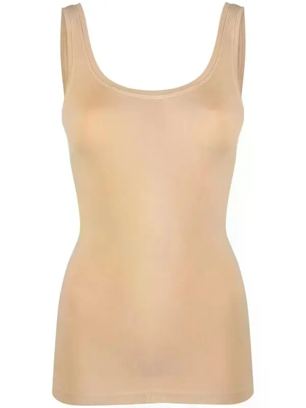 Hanro Scoop-neck Sleeveless Top - Neutrals