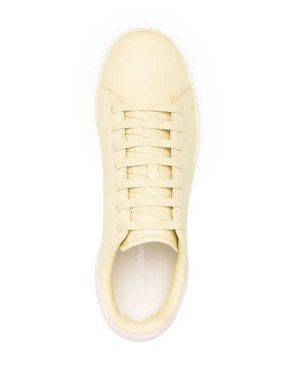 Raf Simons Orion Leather Sneakers - Yellow