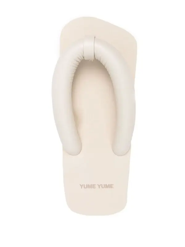 YUME YUME Suki Padded Strap Flip Flops - Neutrals