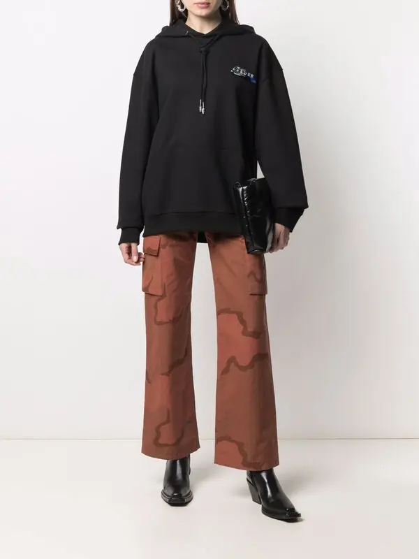 ADER ERROR Logo Print Pullover Hoodie