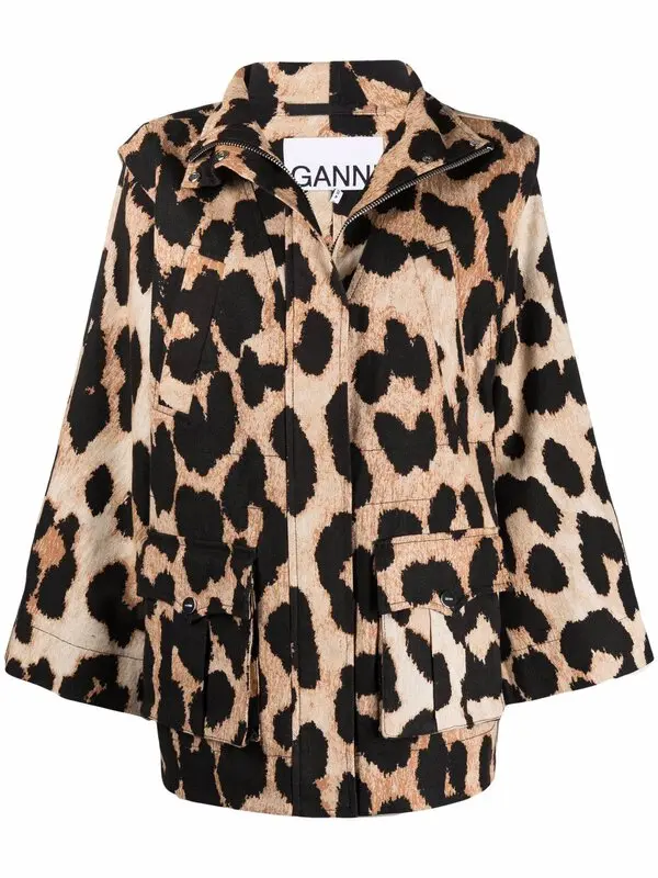 GANNI Leopard-print Jacket