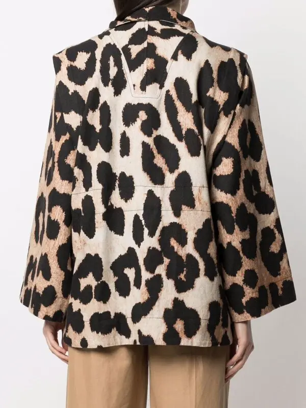 GANNI Leopard-print Jacket