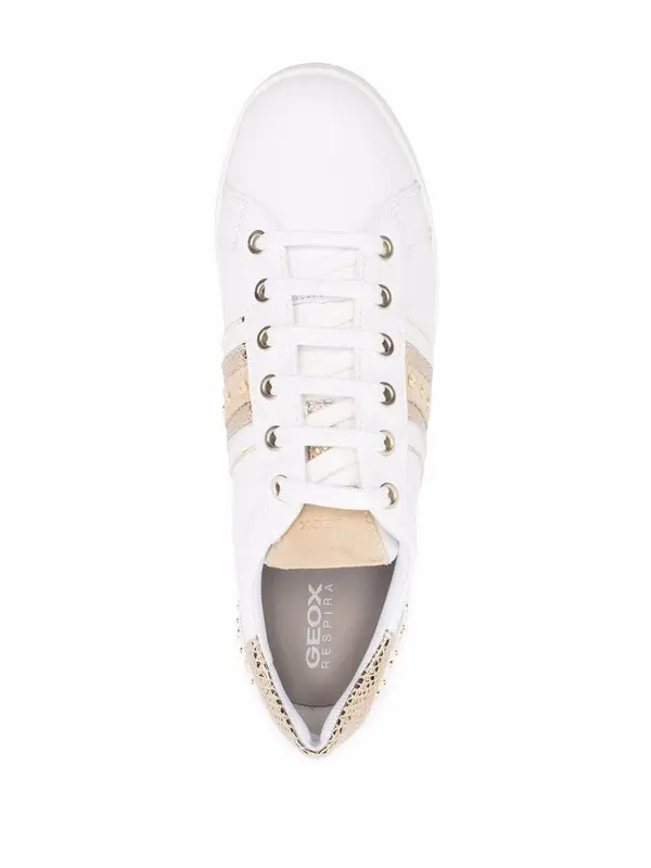 Geox Metallic-panel Sneakers