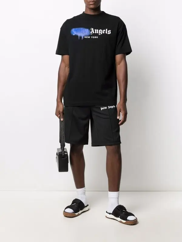 Palm Angels Logo-print Track Shorts