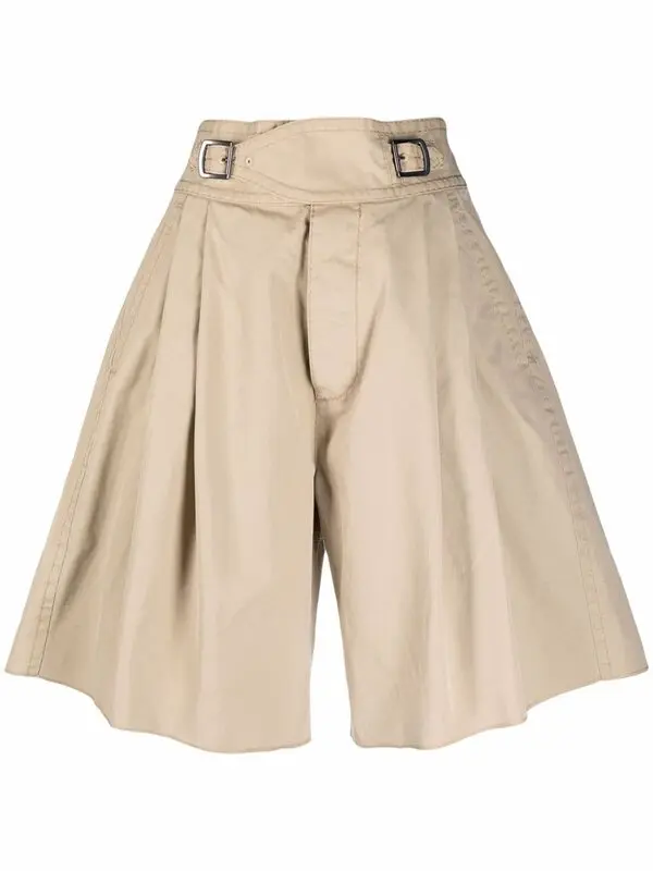 Dsquared2 Pleated High-waist Shorts