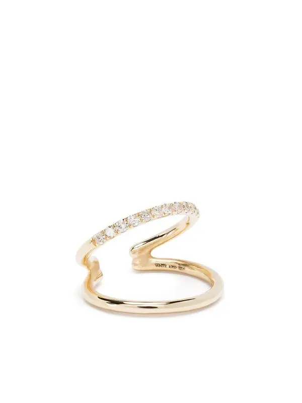 WE BY WHITEBIRD 14kt Yellow Diamond Ear Cuff - Gold