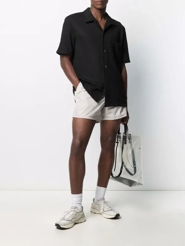 Our Legacy Bouclé Short-sleeve Shirt - Black
