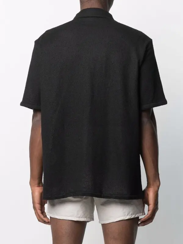 Our Legacy Bouclé Short-sleeve Shirt - Black