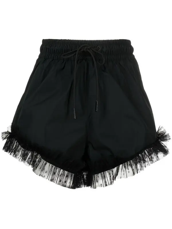 Red Valentino Ruffle-trim Shorts