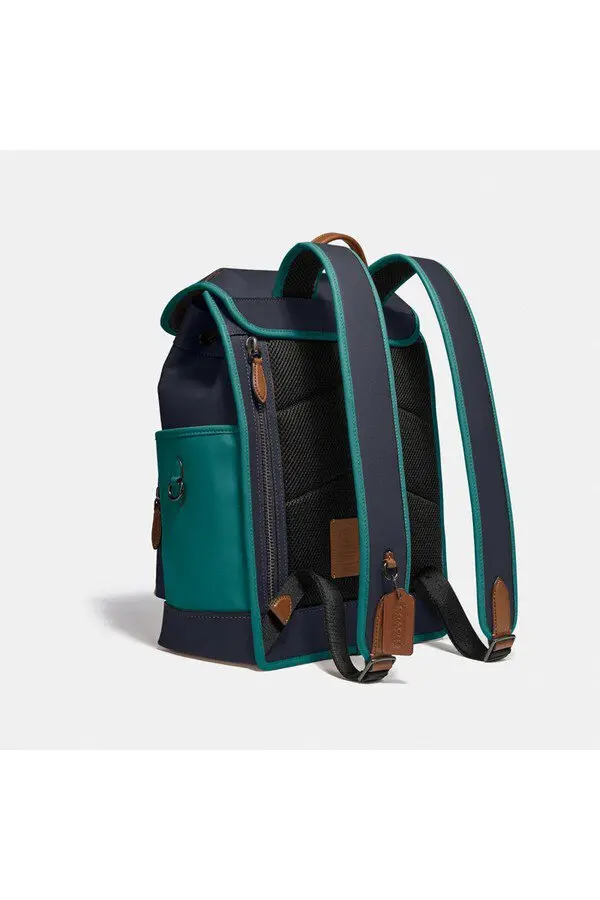 COACH League Flap Backpack In Colorblock