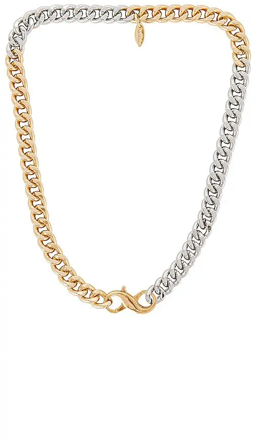 Ettika Mixed Metal Chain Necklace In Metallic ,metallic Silver