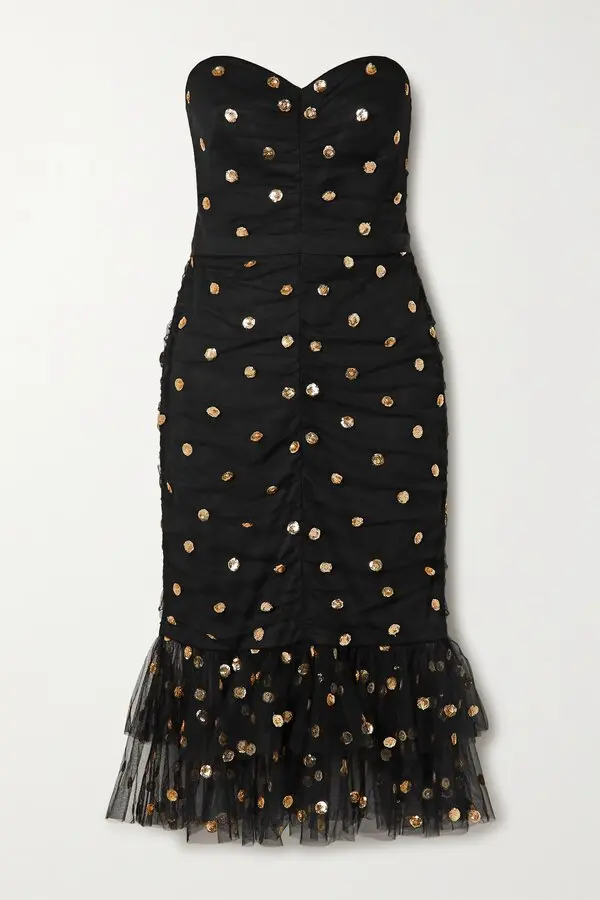 knee length dresses for ladies Nocturnes Midi Dress main image 1