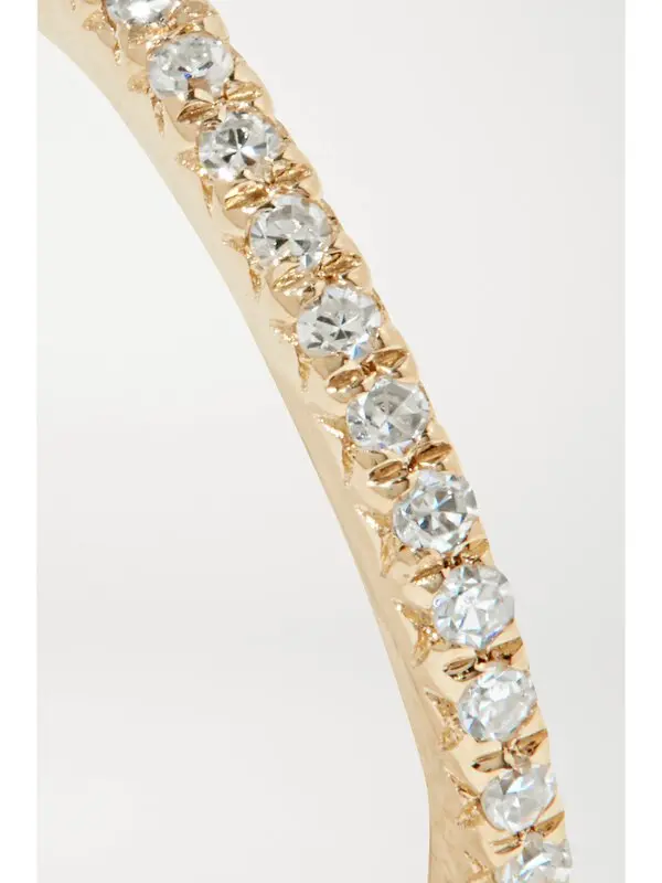 STONE AND STRAND Diamond Ear Cuff
