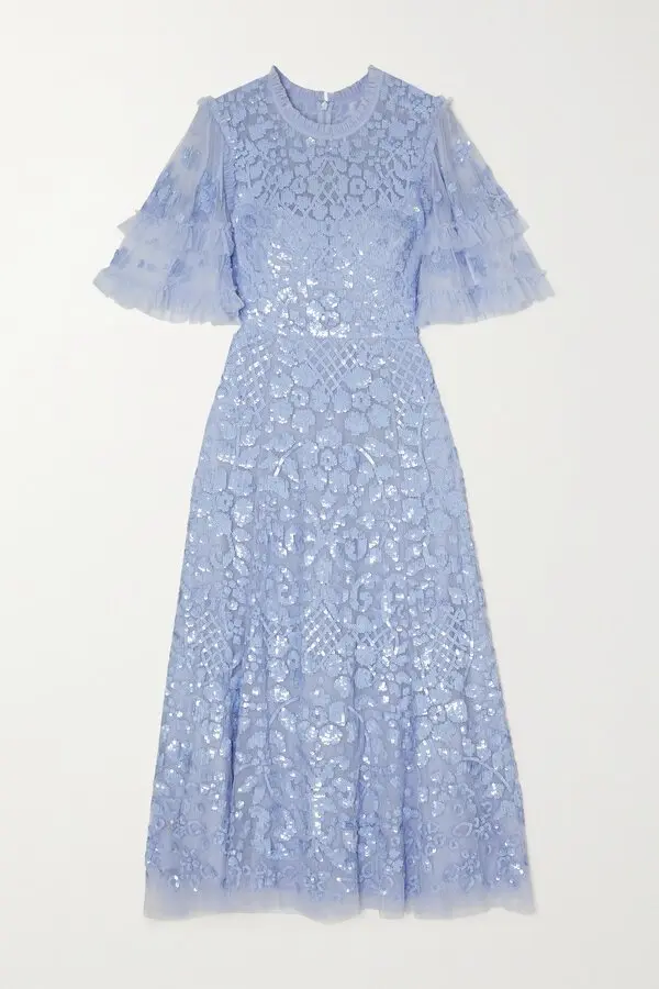 fitted lace wedding dress 21SIX Aurelia Silk Satin Flared Maxi Dress