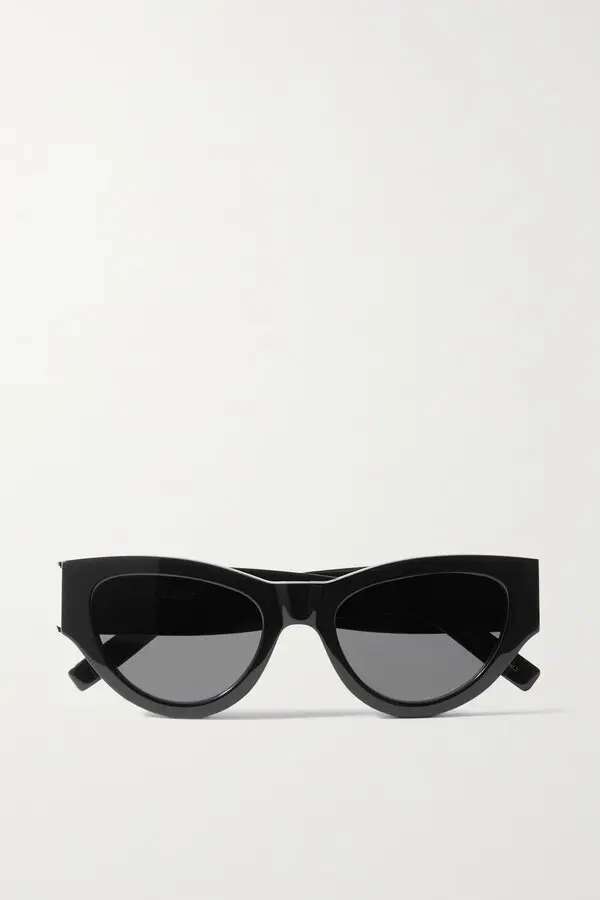 Saint Laurent Oversized Cat-eye Sunglasses - Black