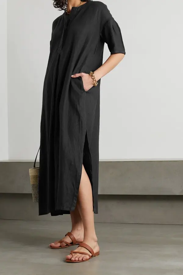 chinese dress ladies Max Mara – Max Mara Linen Midi Dress in Barcelona or Shop Online Mujer  721-000261 01 main image 1