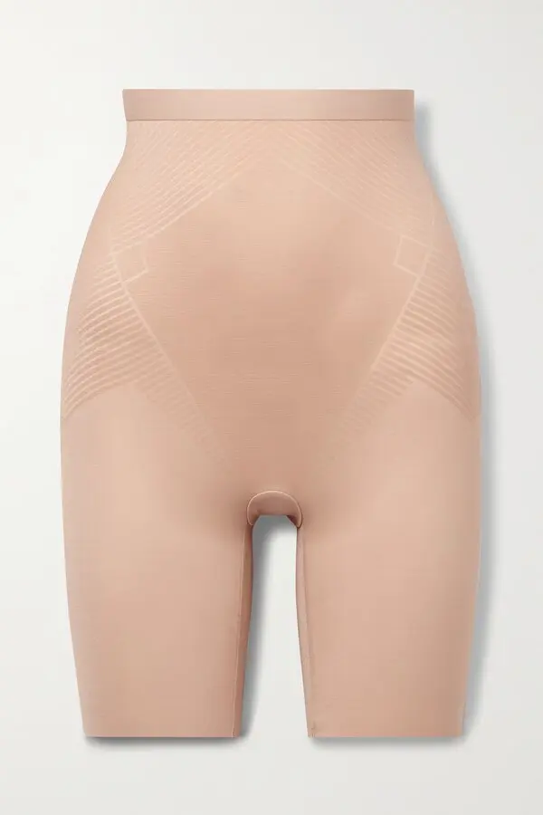 Spanx Spanxshape Invisible High-rise Shorts - Neutrals
