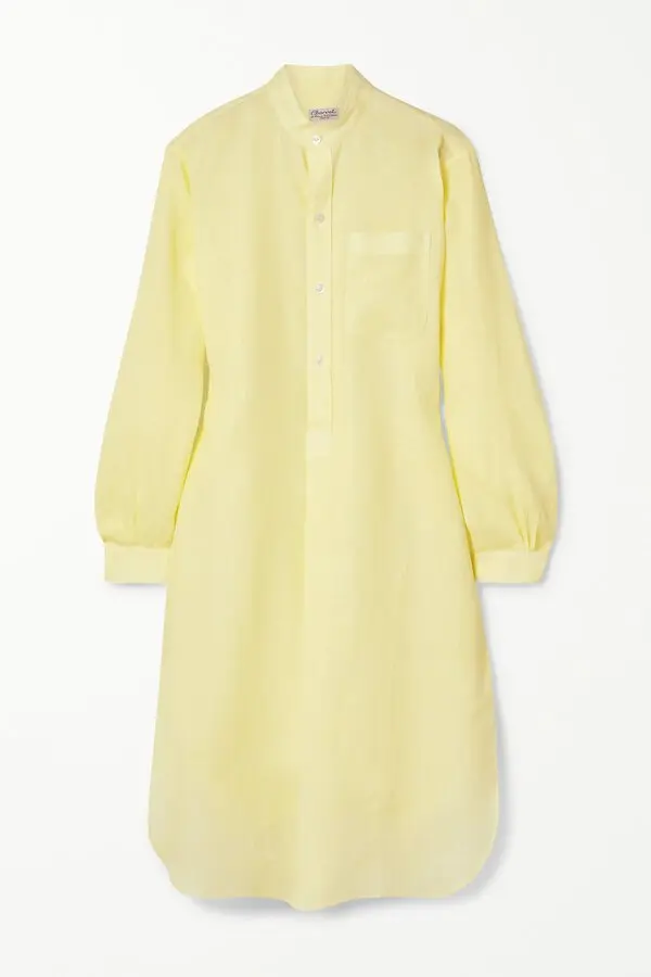 Charvet Elysee Oversized Cotton-poplin Nightdress