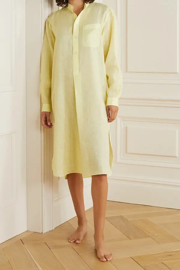 Charvet Elysee Oversized Cotton-poplin Nightdress