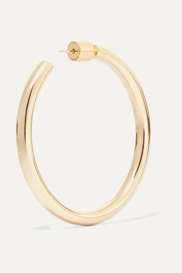 JENNIFER FISHER Baby Lilly -plated Hoop Earrings
