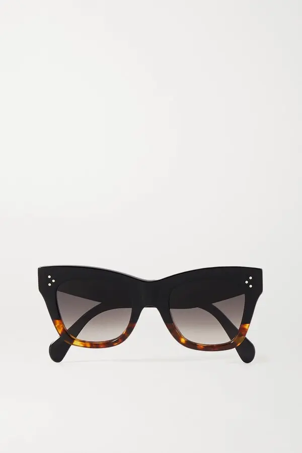 Celine Oversized Cat-eye Sunglasses - Black